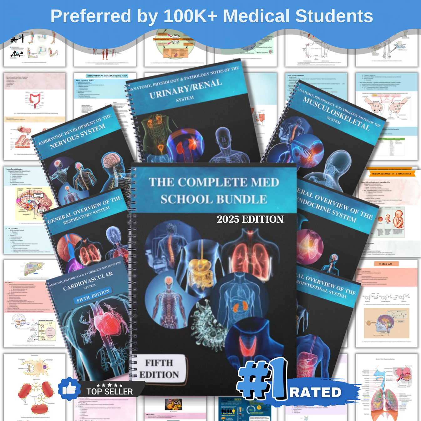 The Complete Med School Bundle™ | Spiral + Digital & Prep Guide For US – MedFocus